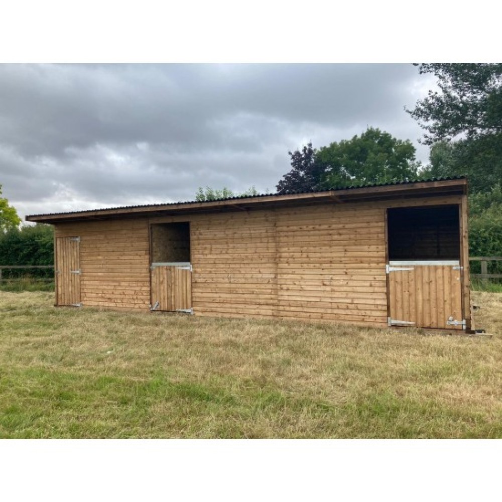 Double Stable & Tack Room 36ft x 12ft