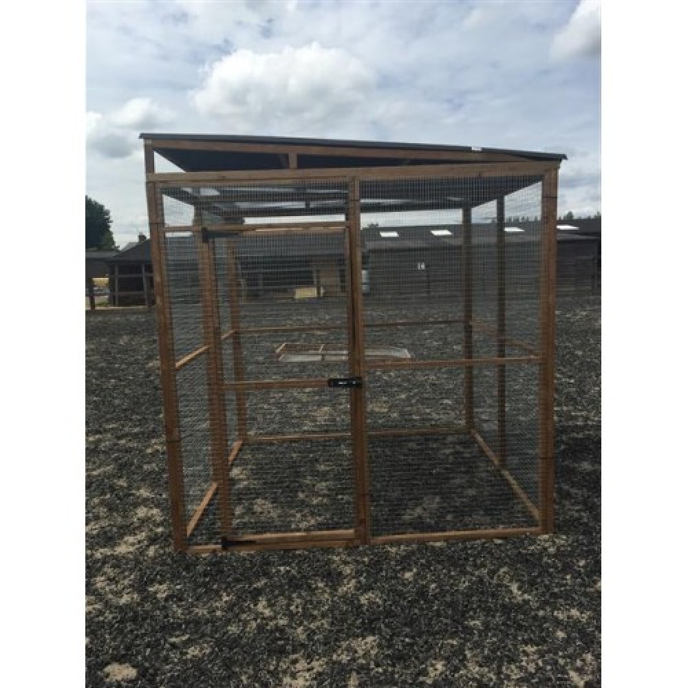 6ft x 6ft x 6ft high Aviary run Chicken - Rabbits - Puppy - Dogs - Cats ...