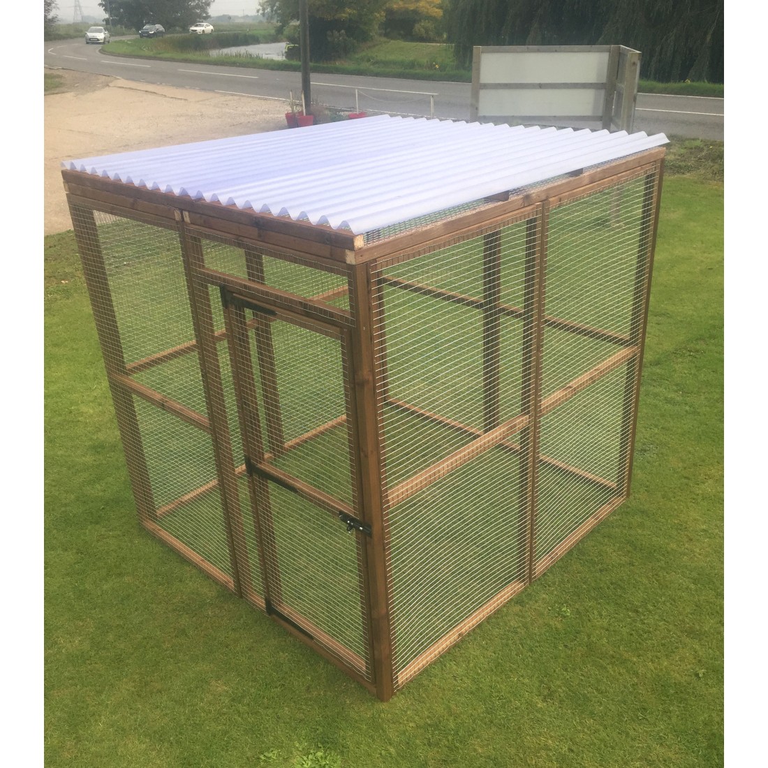 6FT x 6FT Run 16G Clear Waterproof Outdoor Animal Pen - 6 x 6 x 6 16G 1