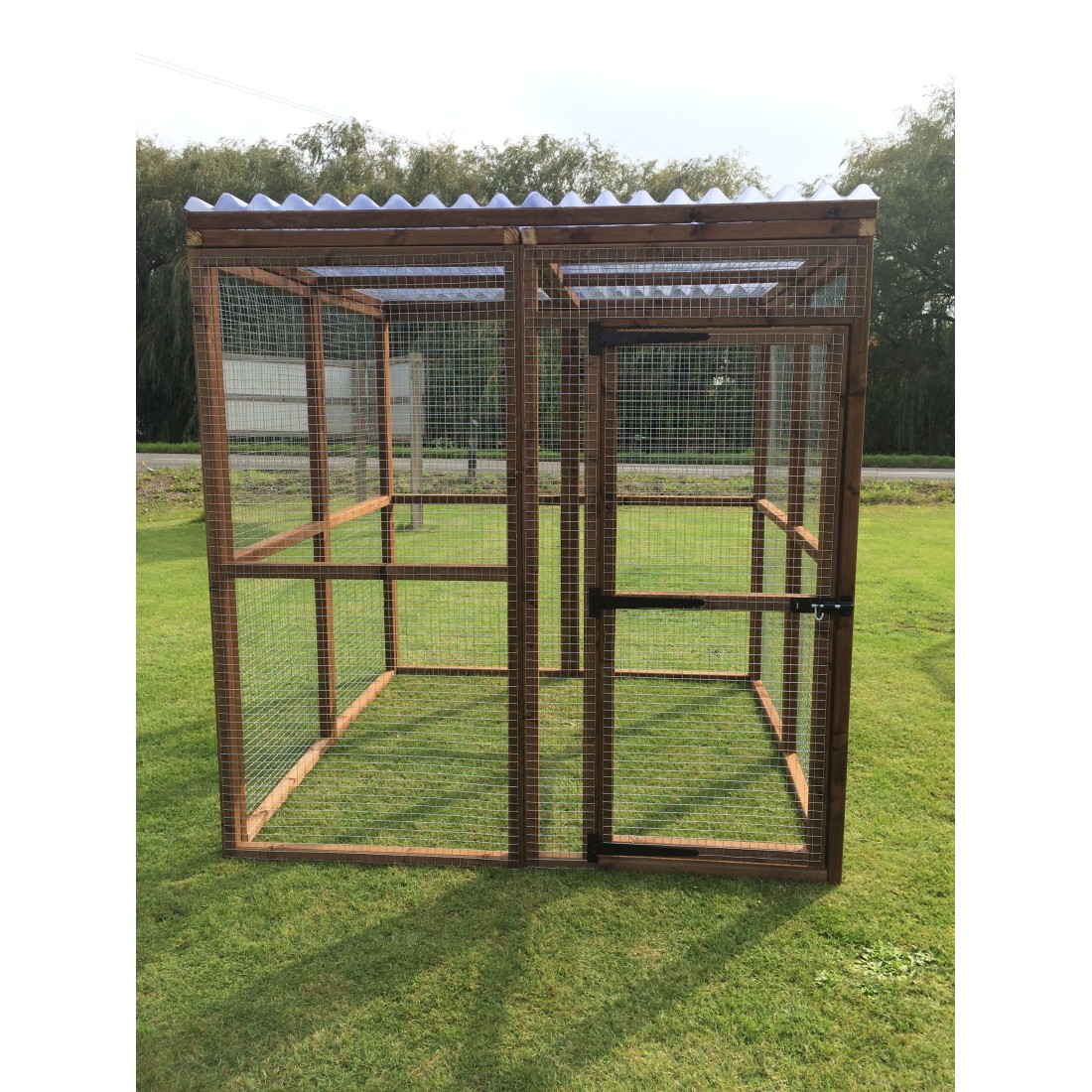 6FT x 6FT Run 16G Clear Waterproof Outdoor Animal Pen - 6 x 6 x 6 16G 1