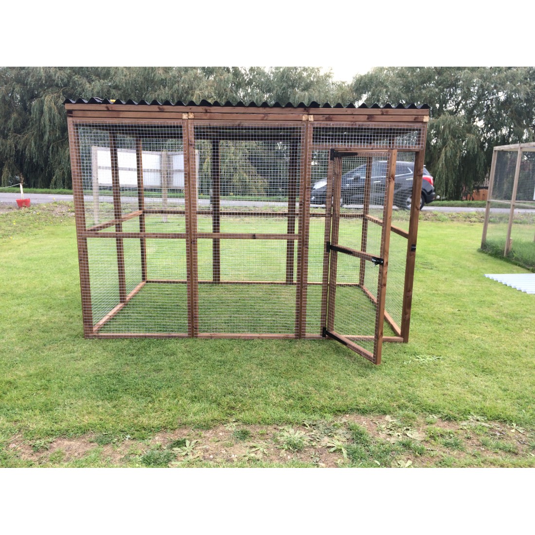 Strong Animal Run 6ft x 9ft 16G Waterproof Fox Proof Cat Dog Rabbit ...