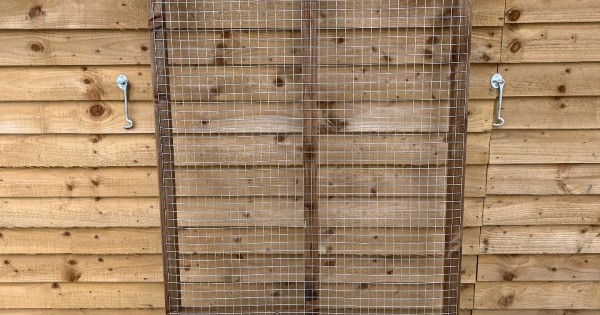 Mesh Locking Cat Flap Panel