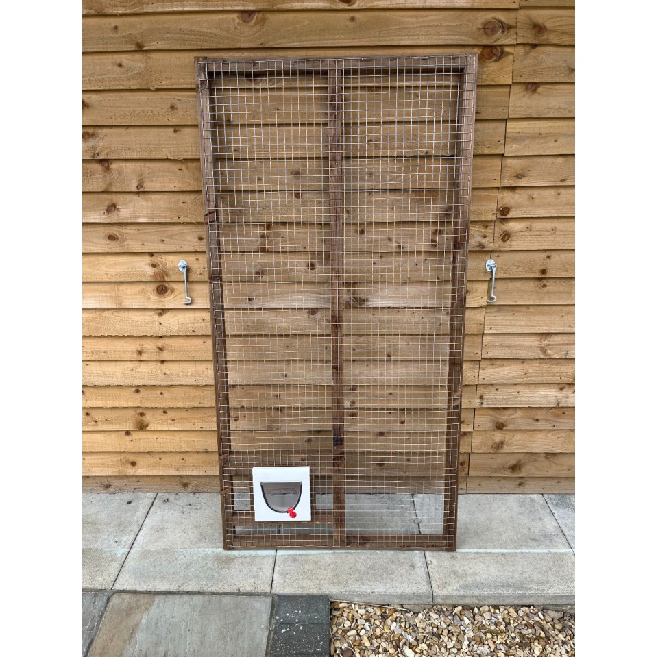 Mesh Locking Cat Flap Panel