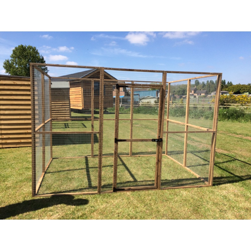 6ft x 9ft Aviary Chicken Rabbit Run 19G 184cm x 93cm