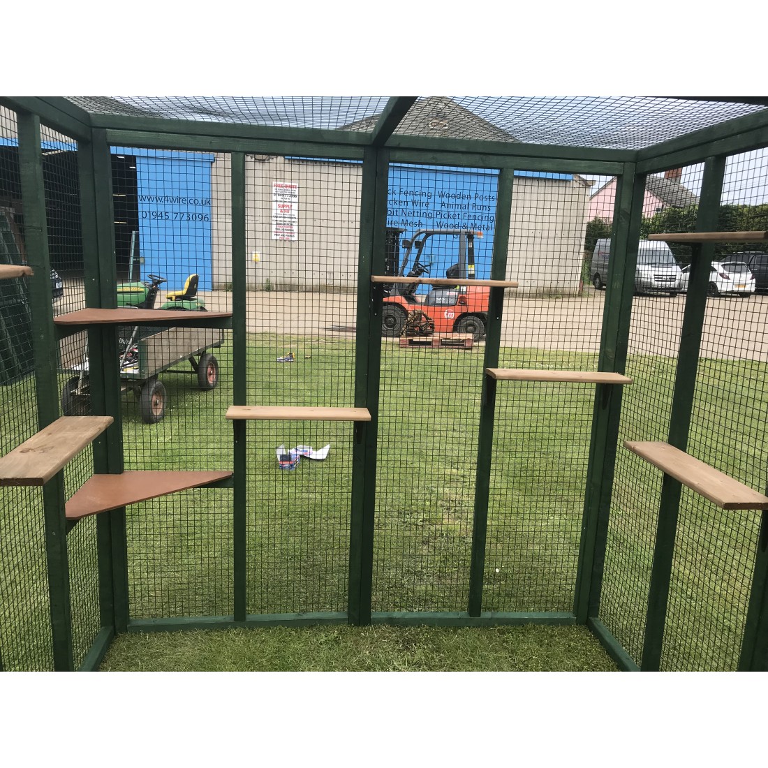 PVC Cat Play Pen 6ft x 9ft - 694green