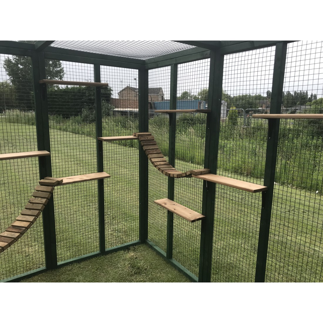 PVC Cat Play Pen 6ft x 9ft - 694green