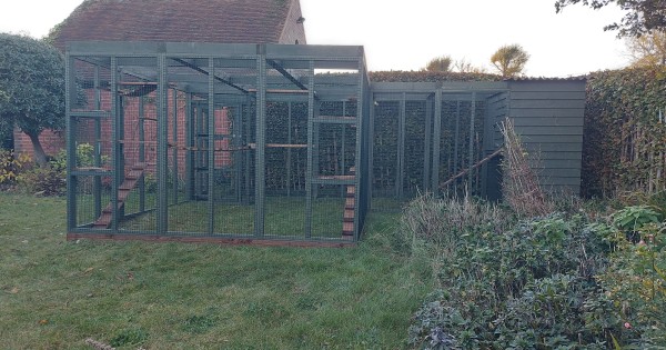 Freestanding Bespoke Green Sleeping Box Enclosure