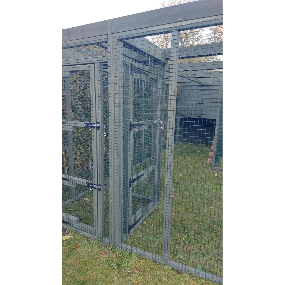 Freestanding Bespoke Green Sleeping Box Enclosure