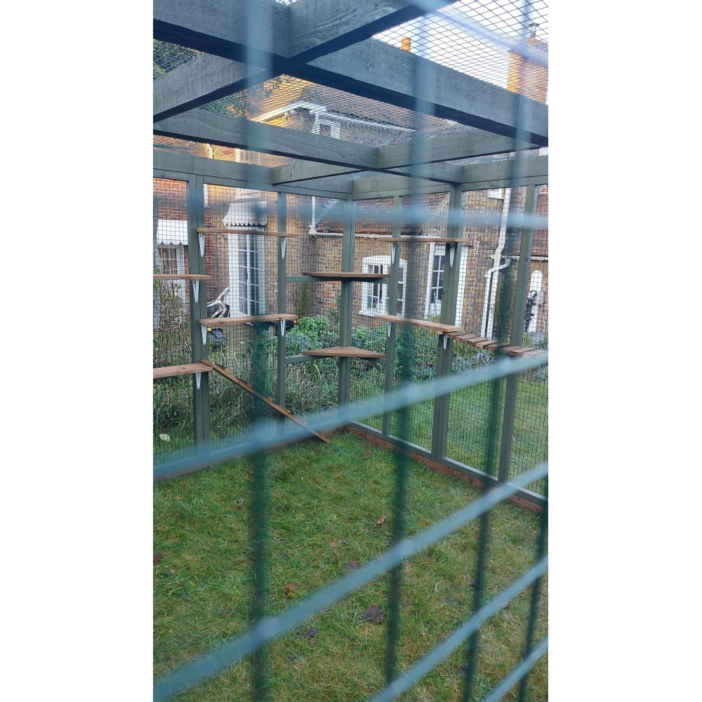 Freestanding Bespoke Green Sleeping Box Enclosure